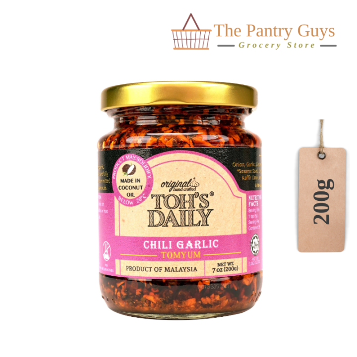 Toh's Daily Tomyum Chilli Garlic (200g) | Lazada