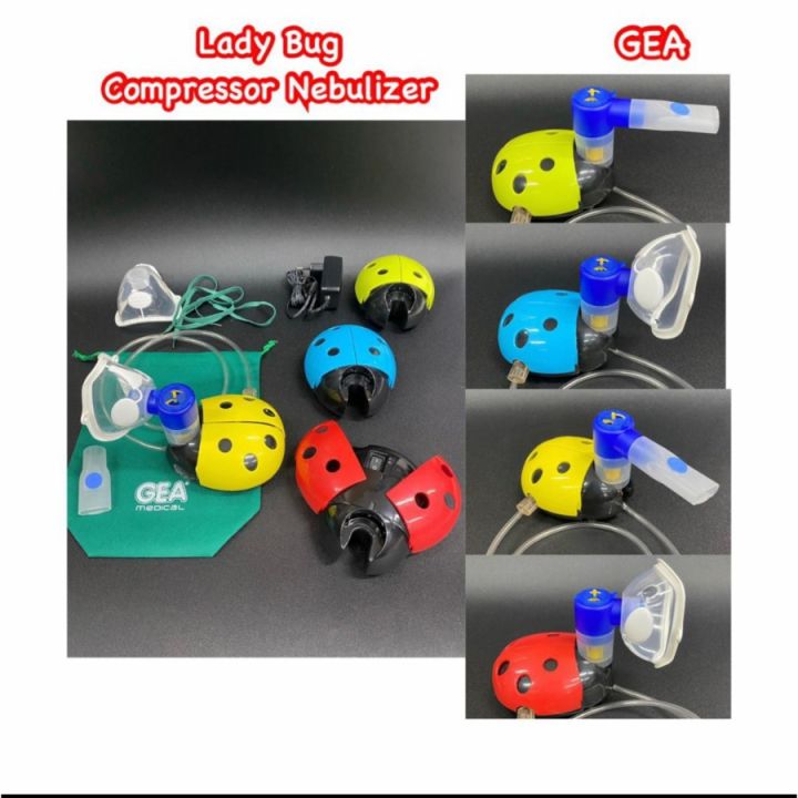 Nebulizer GEA Nebulizer Anak Lady Bug GEA Alat Uap Anak | Lazada Indonesia