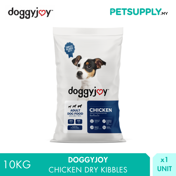 Doggyjoy 10kg Chicken Dry Dog Food | Lazada