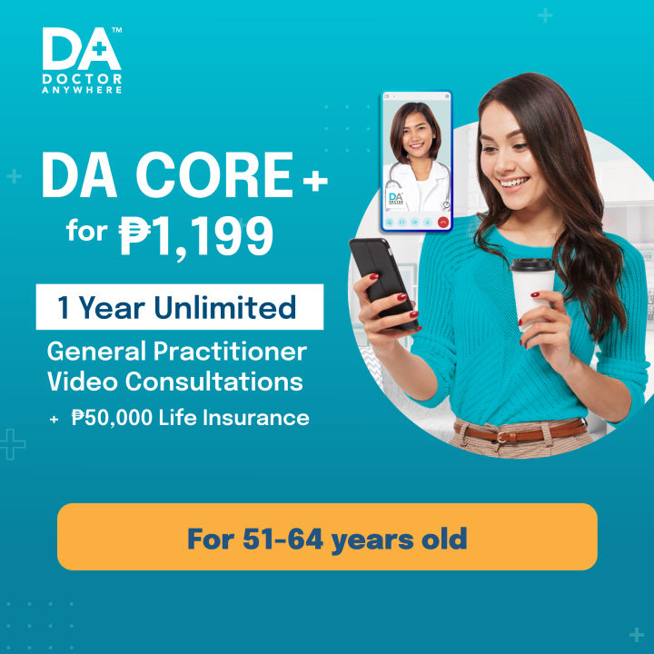 Doctor Anywhere Core+ Health Plan with Life Insurance for 51-64 Years ...