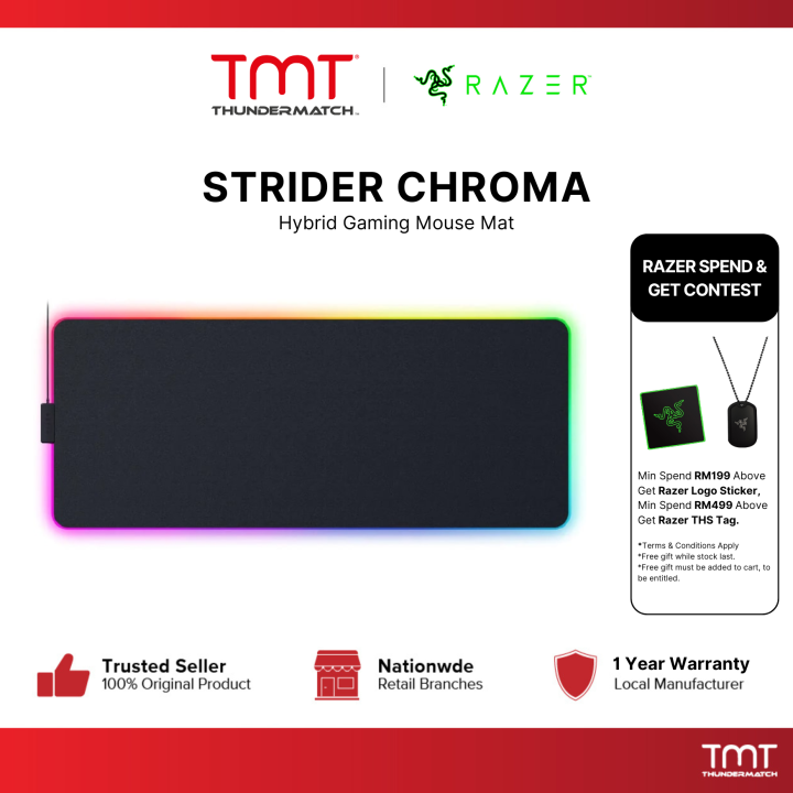 Razer Strider - Hybrid mouse mat with a soft base and smooth glide | Lazada