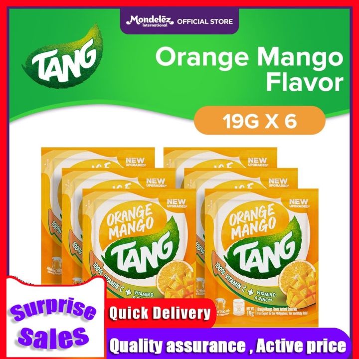 Tang Instant Drink Mix - Orange Mango Flavor 19g with Vitamins and ...