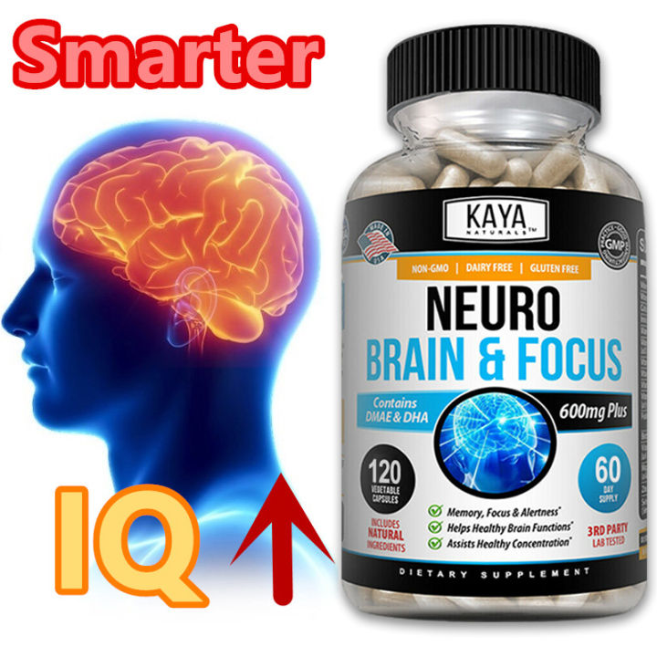 Neuro Brain & Focus 60ct, Healthy Memory Function, Clarity Nootropic ...