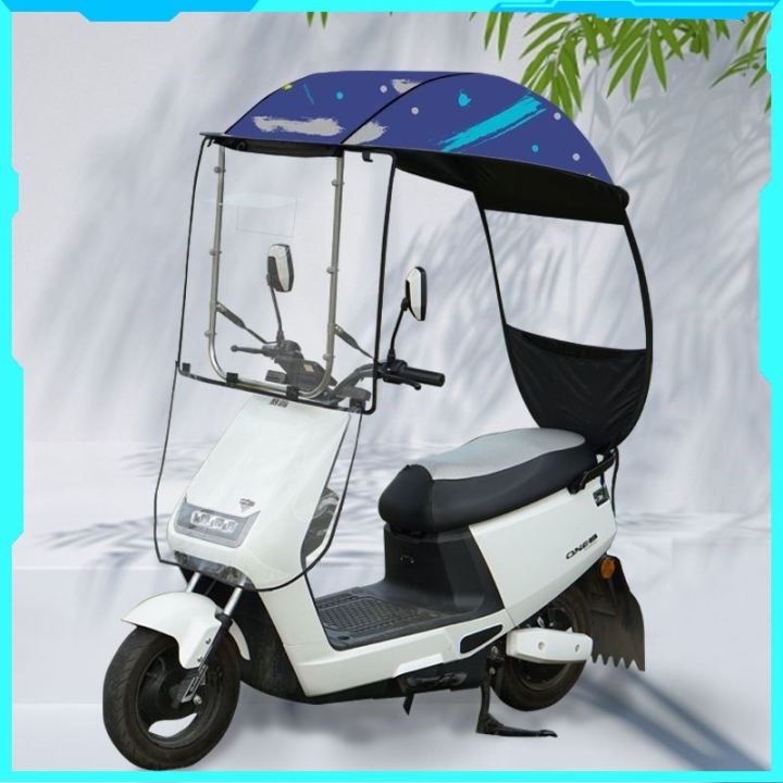 Electric car canopy with separate ceiling New canopy battery motorcycle ...