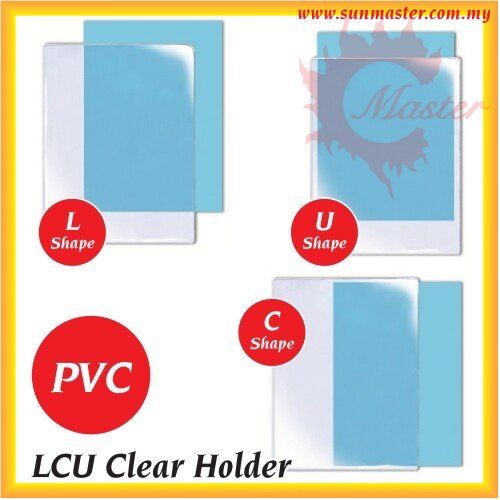 Lcu File Holder A5 A4 F4 A3 U Shape C Shape Pvc Clear Holder L Shape Folder L Shape