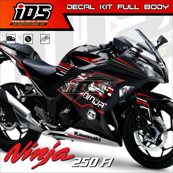 Decal Ninja 250 FI Full Body Stiker Ninja 250 FI Full Body Dekal NInja ...