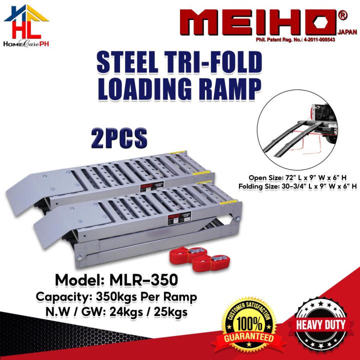 MEIHO STEEL TRI-FOLD LOADING RAMP 1 PAIR 2PCS | Lazada PH
