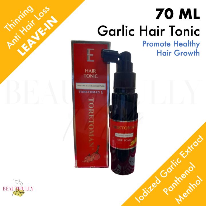 Toretoman Garlic Hair Tonic 70ml / 160ml - To Stimulate Hair Growth ...