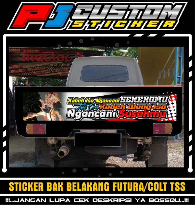 STICKER DECAL BAK BELAKANG FUTURA / COLT T120SS | Lazada Indonesia