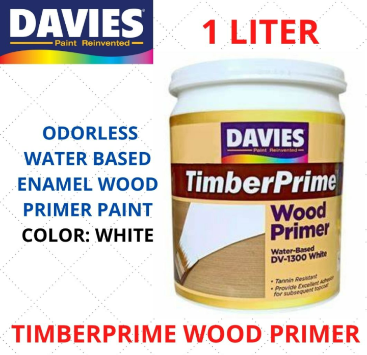 Davies TimberPrime Water-based Wood Primer / Kahoy DV-1300 Acrylic for ...