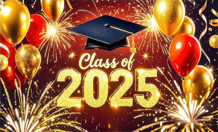Congrats Class of 2025 Graduation Photography Backdrop Graduation Photo ...