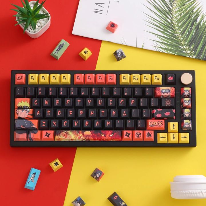 【Keycap Only】Uzumaki Naruto/ Luffy/ Son-Goku Theme Keycap 126 Keys ...