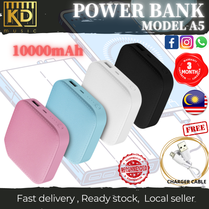 ☆ABS CASE☆ PORTABLE MINI POWER BANK A5 - 10000mAH WITH MICRO USB ...