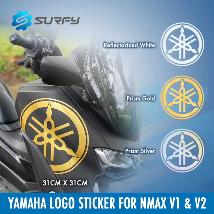 Yamaha Side Fairing Sticker For Nmax 31cm x 31cm Waterproof Surfy ...