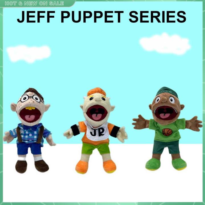 40cm Jeff hand puppets whimsy boy Plush toy doll jeffy refers to ...