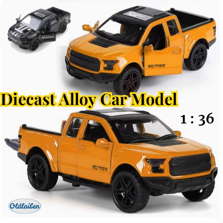 Oldlaiben 1:36 Alloy Model Toy Car Ford Ranger Pickup Truck Car Model ...
