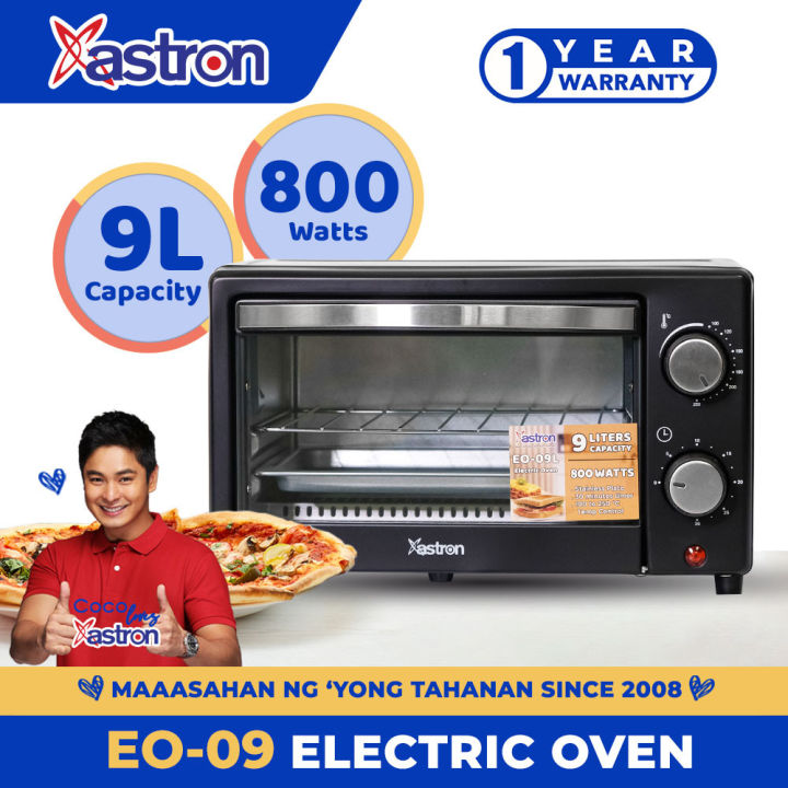 Astron EO-09L Electric Oven (9L) (800W) (Black) | Lazada PH