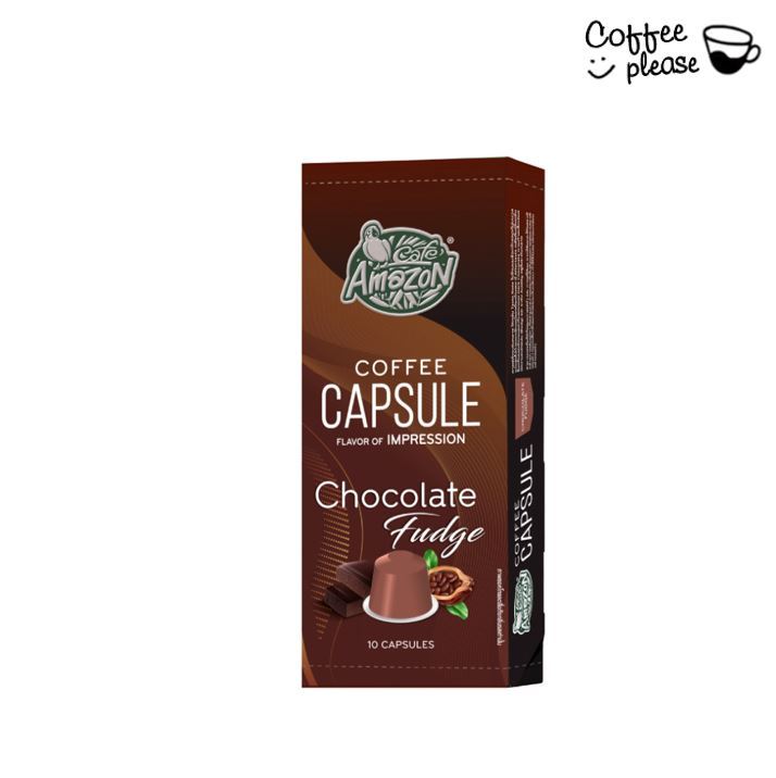 [ส่งฟรี] Café Amazon Capsule Coffee Chocolate Fudge คาเฟ่ อเมซอน กาแฟ ...