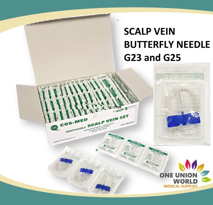Butterfly Needle Scalp Vein Set Gauge 23 or Gauge 25 ideal for ...