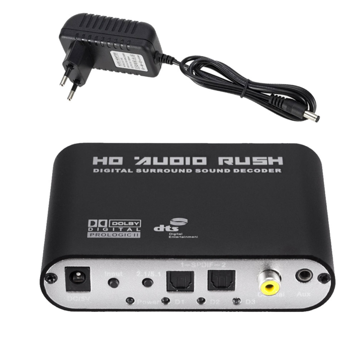 Digital to Analog 5.1 Audio Decoder Amplifier SPDIF Coaxial to RCAAC3 ...