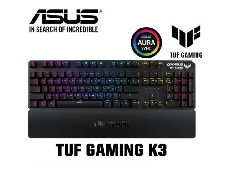 Asus TUF Gaming K3 Optical Linear / Tactile Gaming Keyboard | Lazada
