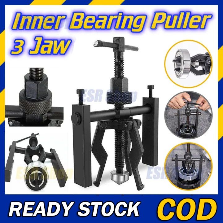 jimengais 3 Jaws Car Inner Bearing Puller Extractor Heavy Duty Bushing ...