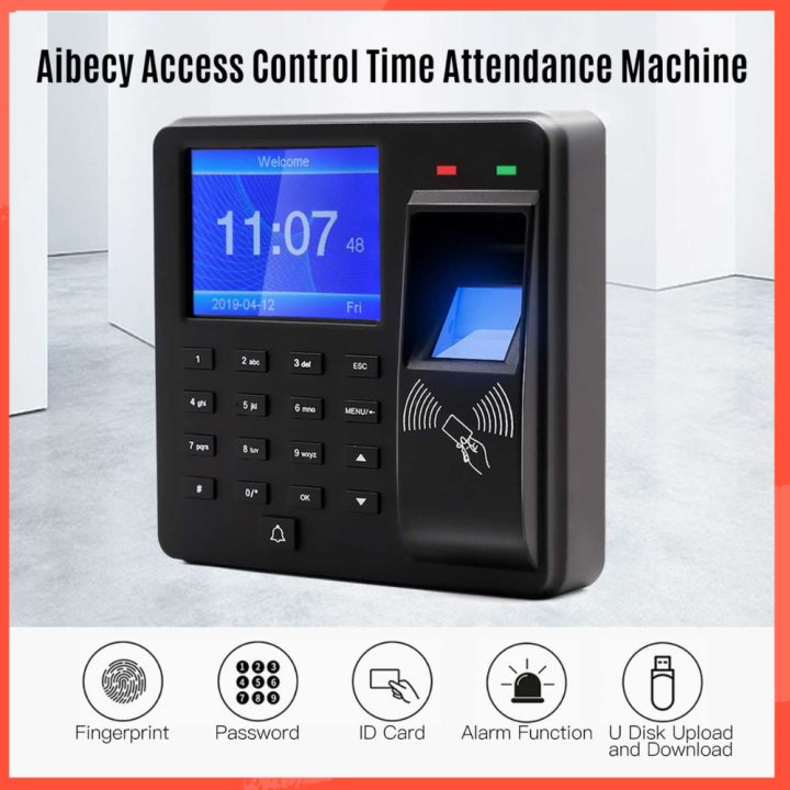 COD Alat Mesin Absen Sidik Jari Attendance Fingerprint ID Card - M10 ...
