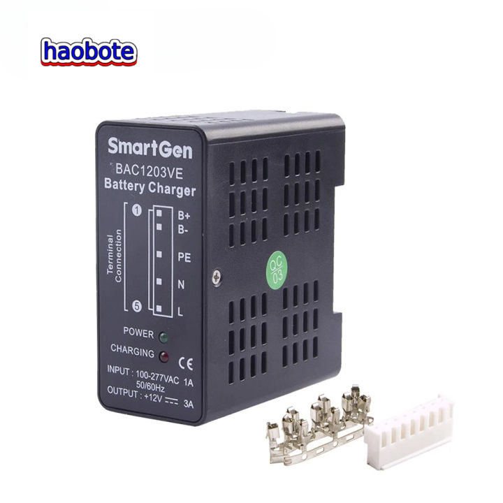 SmartGen BAC1203VE 3A 12V Generator Auto Intelligent Battery Charger ...