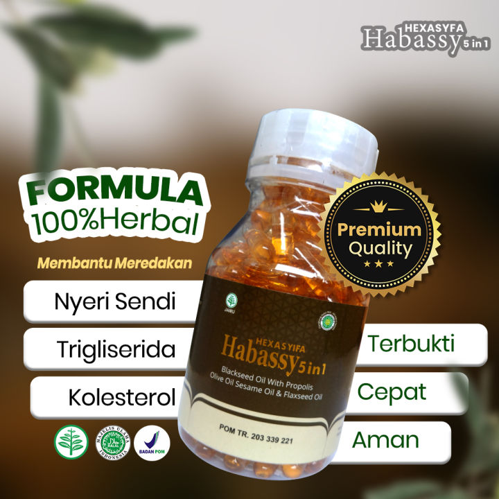 Minyak Habbatussauda isi 100 Kapsul - Obat Kolesterol dan Asam Urat ...