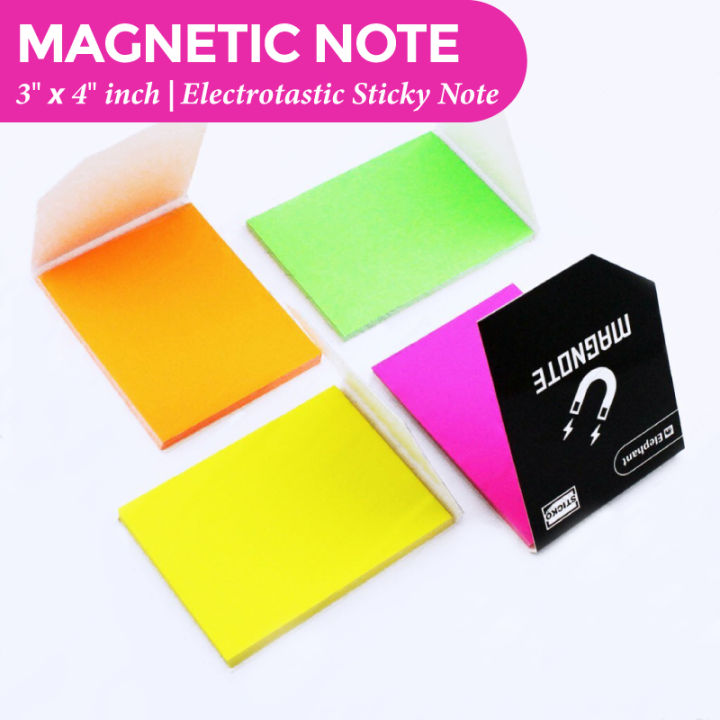 Elephant 3"x4" Inch Size Magnote Magnetic Stick On Notes (Sticko Note ...