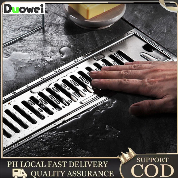 Stainless Steel 304 Linear Floor Drain Anti-odor Long Floor Drain ...