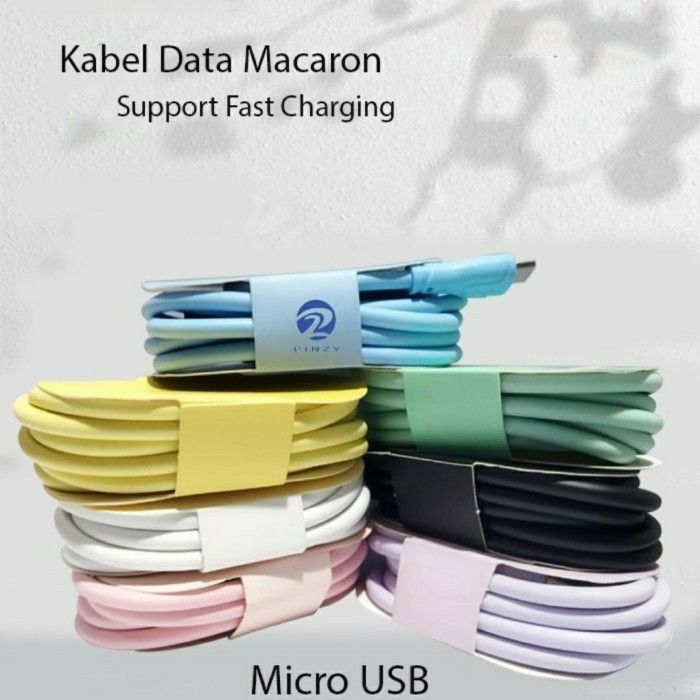 Kabel Data Macaron V8 Micro USB / iPhone / Type C fast Charging Data ...