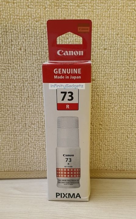 Genuine Canon Pixma 73 Ink for G570 and G670 (Red) | Lazada PH