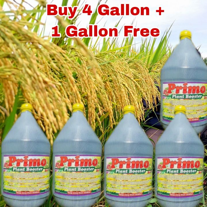 PRIMO PLANT BOOSTER Foliar Fertilizer Buy 4 Gallon + 1 Gallon FREE ...