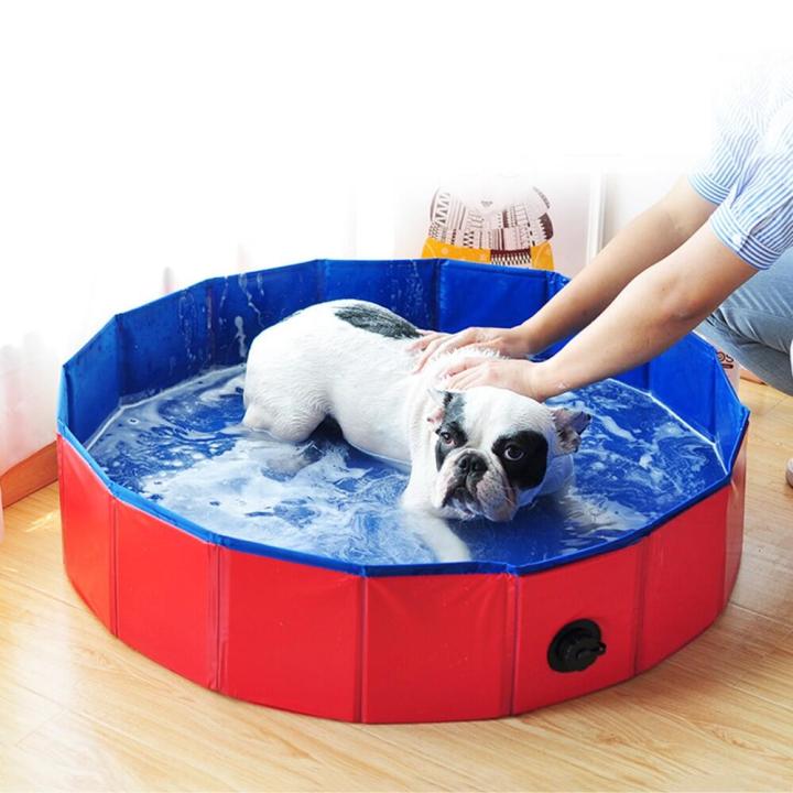 Portable Dog Pool Dog Swimming Pool Foldable Dog Bath Pool Collapsible ...