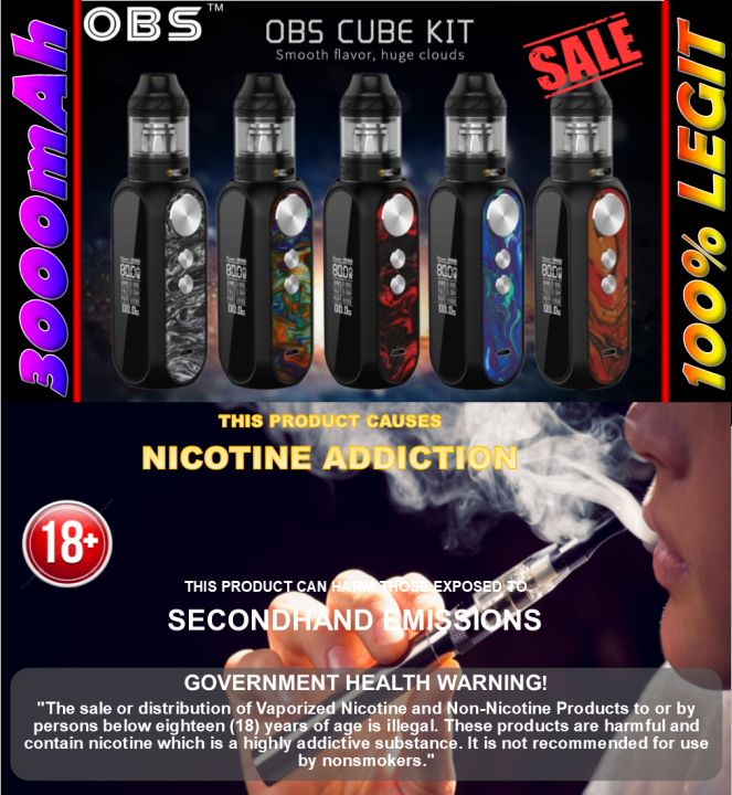 OBS Cube VW MOD Kit 3000mAh | Lazada PH