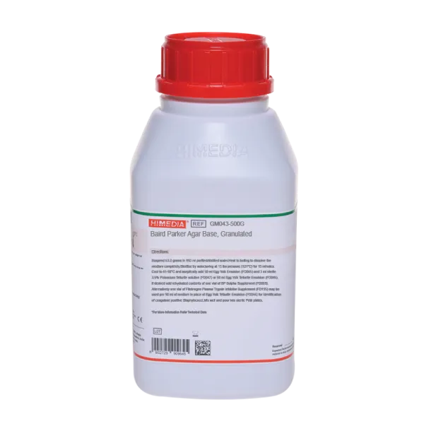 Baird Parker Agar Base/ BP agar, M043 GM043, Himedia, nuôi cấy định ...