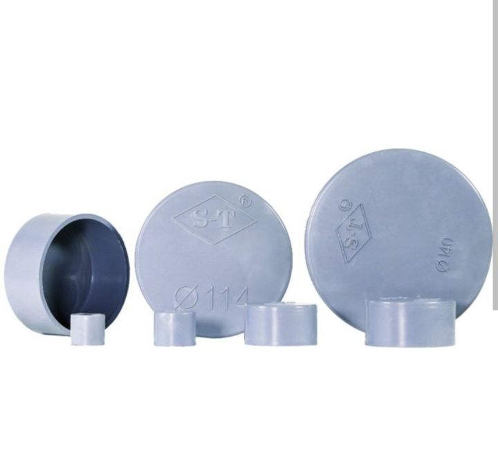 Nắp chụp, nắp bịt trơn ống nước nhựa PVC phi 114, phi 140, phi 168 phụ ...