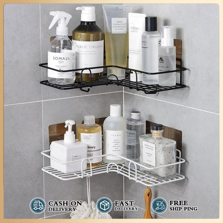 Bathroom triangle rack / Bathroom Corner Shelves / Bathroom Corner ...