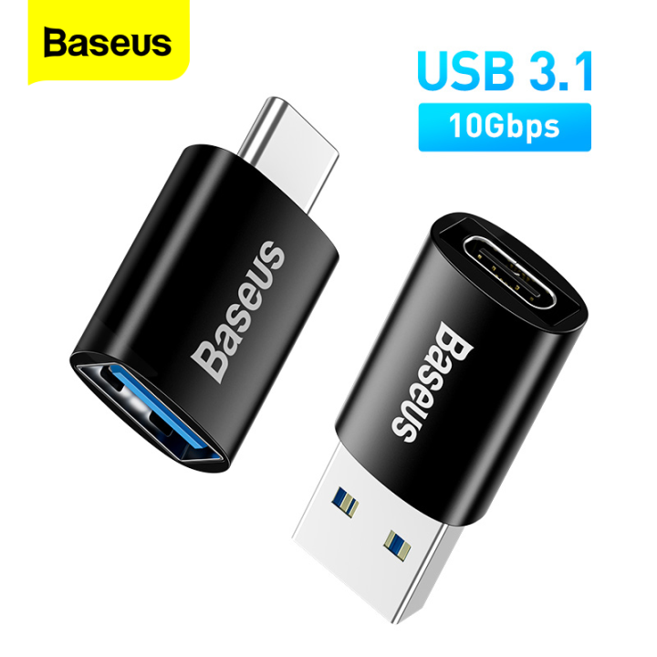 Baseus USB 3.1 OTG Bộ chuyển đổi USB Type Csang USB Type A Bộ chuyển đổi 10Gbps Đồng bộ hóa dữ ...