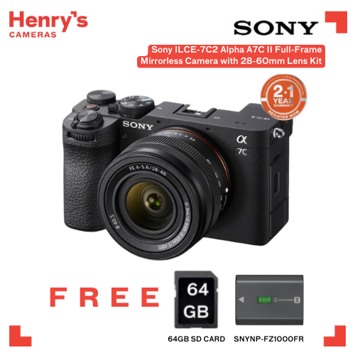 Sony Alpha ILCE-7C2 with 28-60mm Kit Lens - Henry's Cameras | Lazada PH