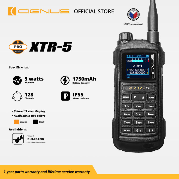 Cignus XTR-5 Two Way Radio | Lazada PH