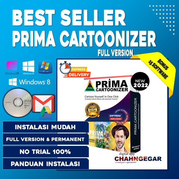 Prima Cartoonizer 4 Software Design Edit Foto Jadi Cartoon Kartun ...