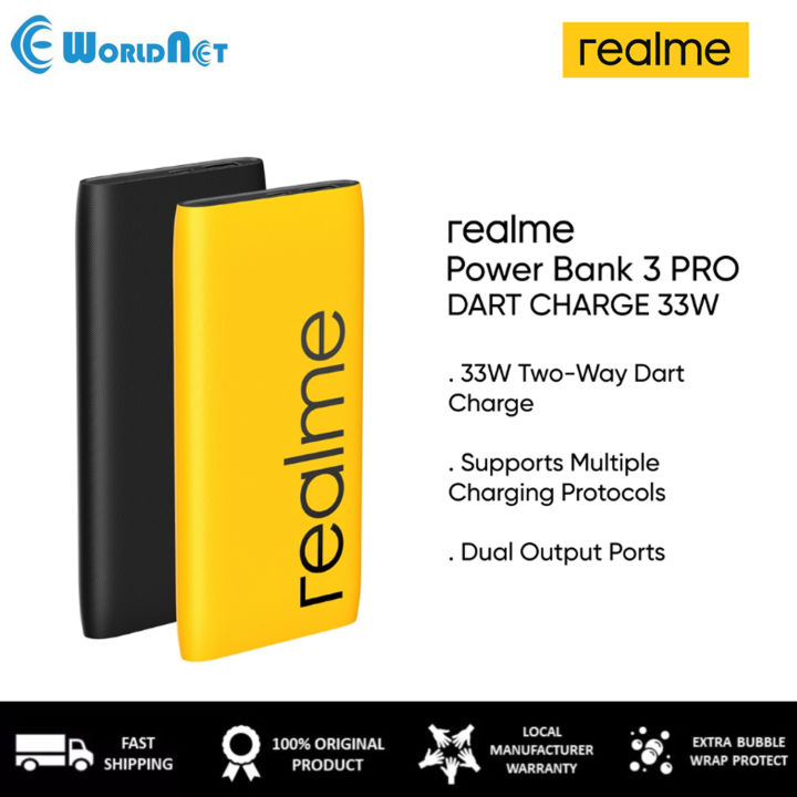 Realme Power Bank 3 Pro Dart Charge Two-Ways Dart Charge/Dual Output ... Realme Power Bank 3 Pro Dart Charge Two-Ways Dart Charge/Dual Output ...