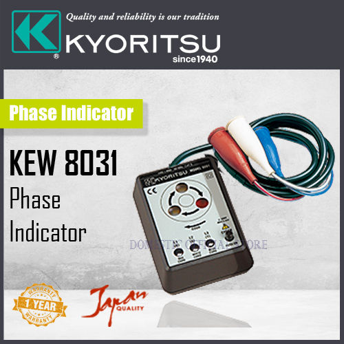 Kyoritsu 8031 Phase Indicator with Open Phase Checker (Standard Type ...