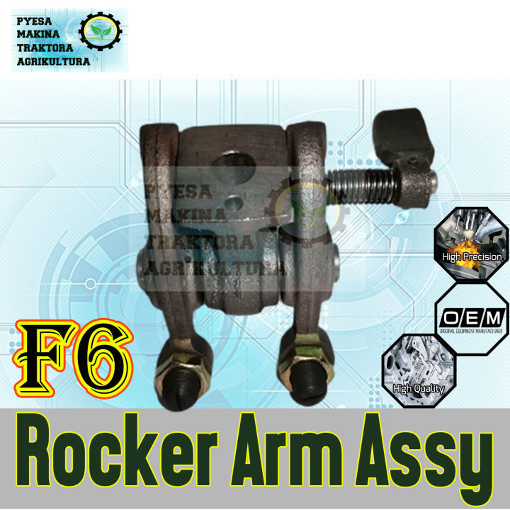 Rocker Arm Assembly with Support with Shaft for F6 Yanmar Diesel Engine ...