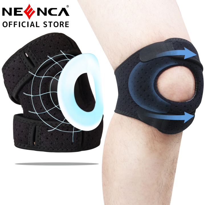 NEENCA Knee Brace With Double Fixing Strap & Patella Gel Pads for ...