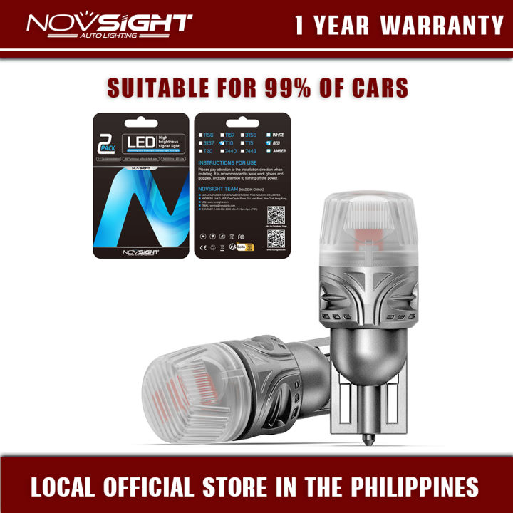 Novsight SL9 T10 signal light White Orange Red LED lamp Width lights ...