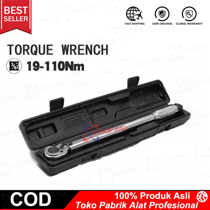 Kunci Momen Torsi / Torque Wrench Two-way Spanner Tools Bengkel Mobil ...