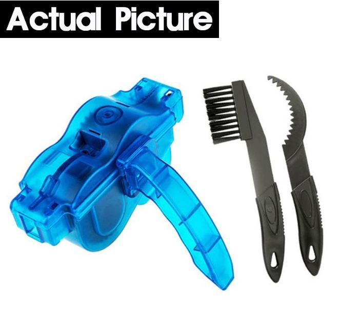 Bicycle Chain Cleaner Scrubber Brushes Mountain Bike Wash Tool Set ...